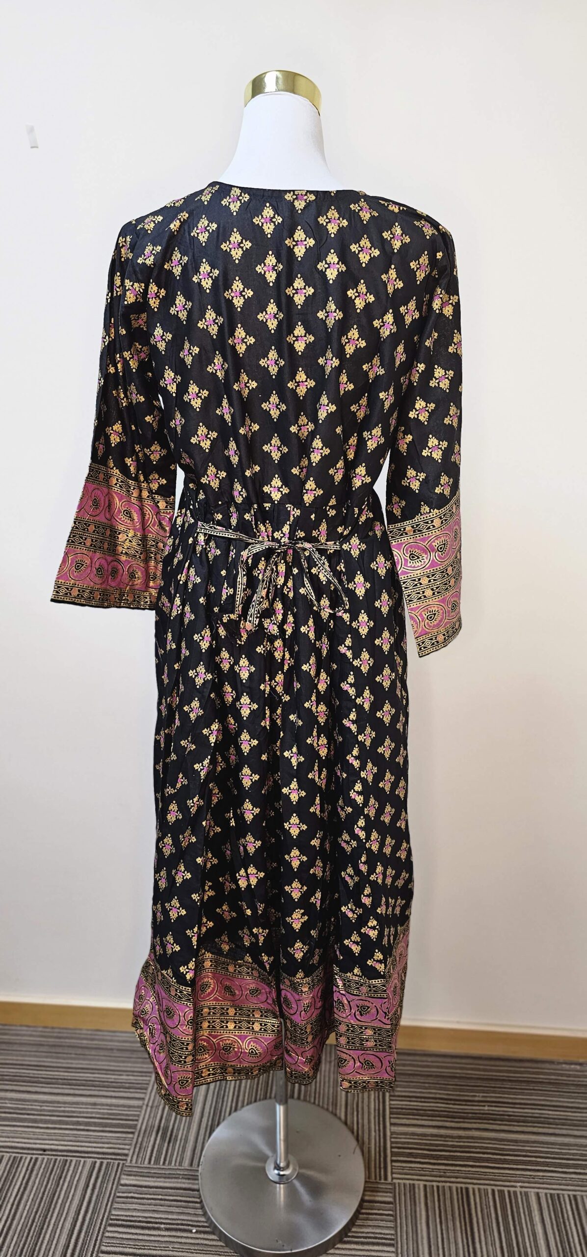 Block Printed Frock, cotton (2 piece)- Stitched - Farahz